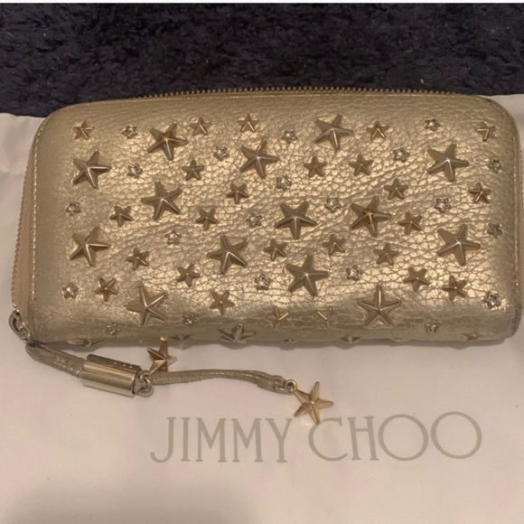 Jimmy Choo | Bags | Authentic Jimmy Choo Wallet Wdustbag | Poshmark